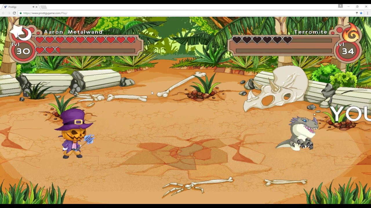 prodigy math game 16 11 26 part2 monster hunter complete - YouTube