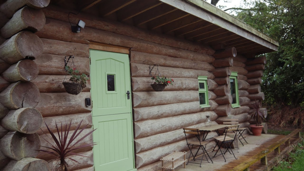 Cornish Log Cabin Tour - YouTube