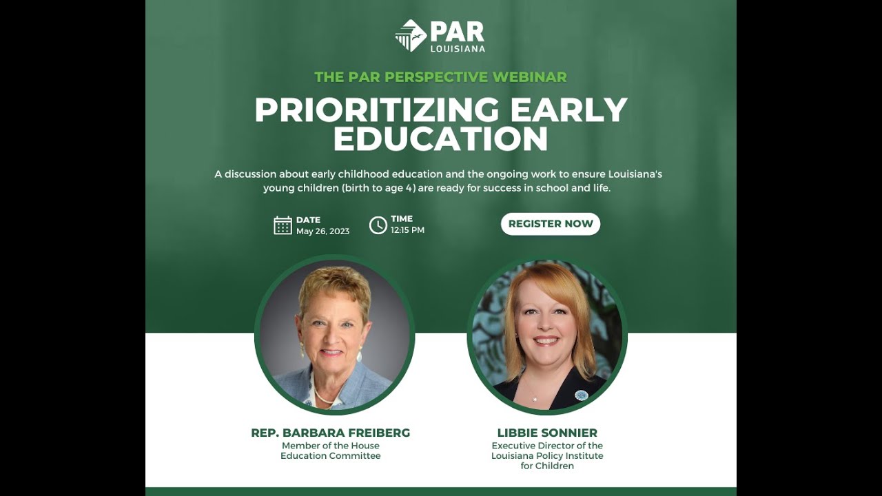 The PAR Perspective: Prioritizing Early Education - YouTube