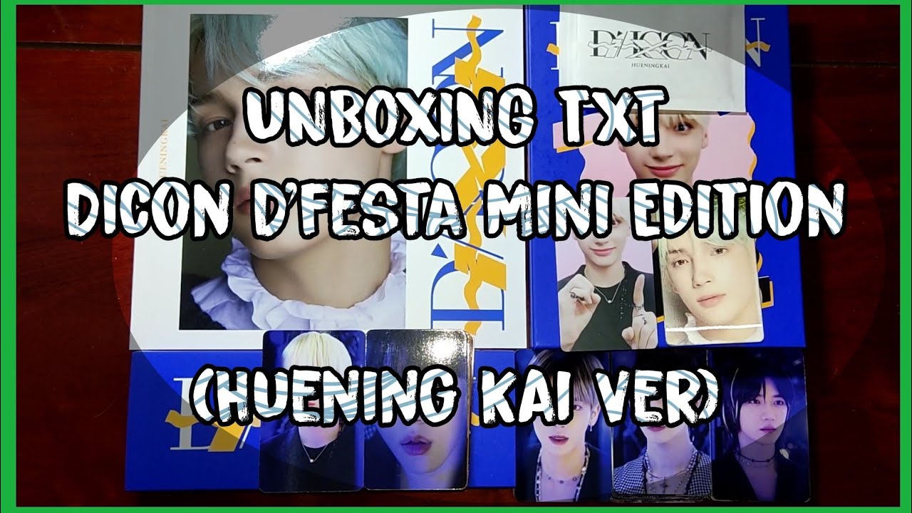 UNBOXING TXT Dicon D'festa Mini Edition | Huening Kai Ver - YouTube