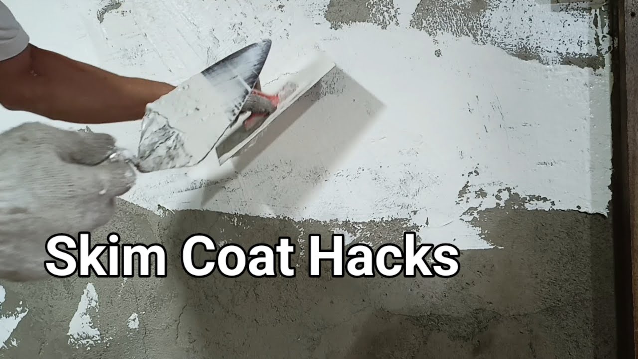 Wall Skim Coating | Simple and Easy DIY - YouTube