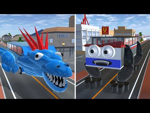 Full Movie There's Horror Secret Place Bus Dragon Blue Vs Bus Eater ...