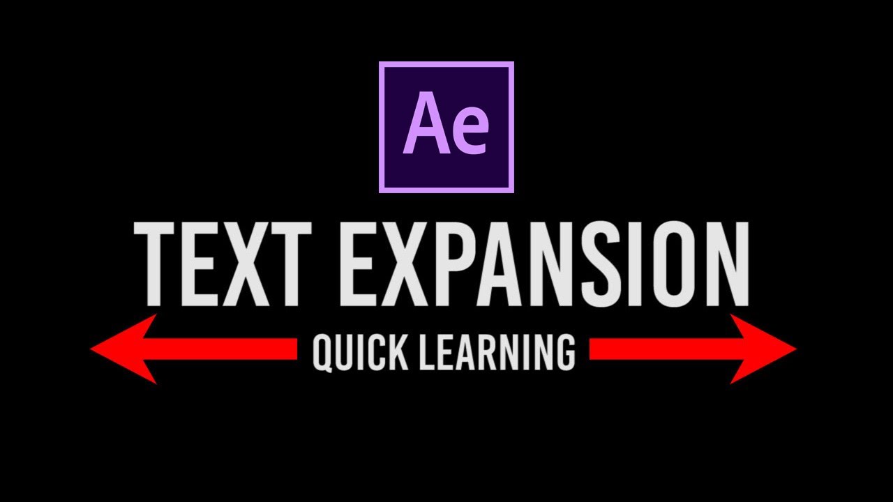 Text Space Expansion tracking After Effect | Tutorial 2021 - YouTube