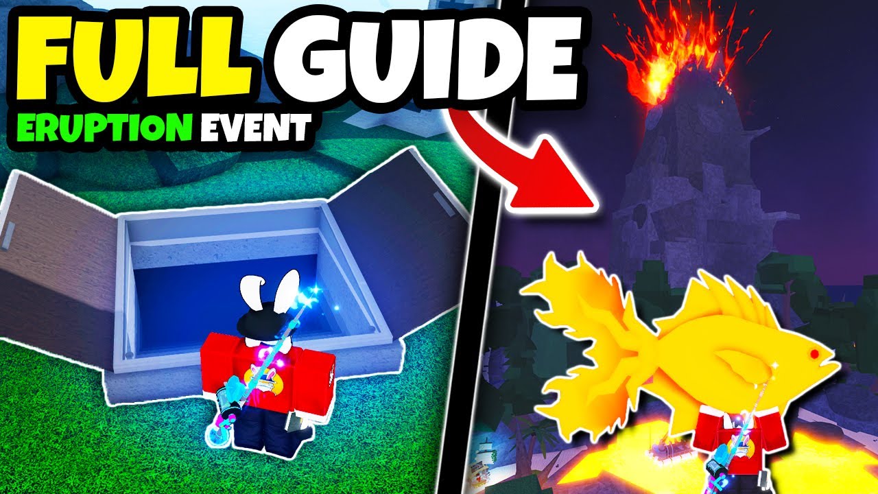 FULL GUIDE To VOLCANO ERUPTION UPDATE On FISCH Roblox! - YouTube