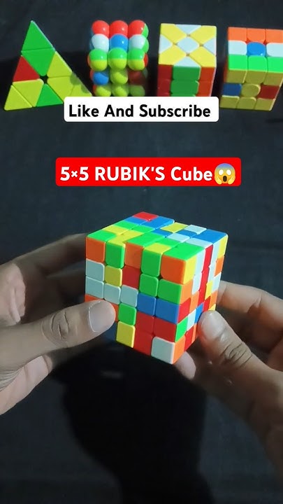 Rubik's Cube From 1×1 To 7×7⚡| #rubikscube #cube #puzzle #shorts #viral #cubing - YouTube