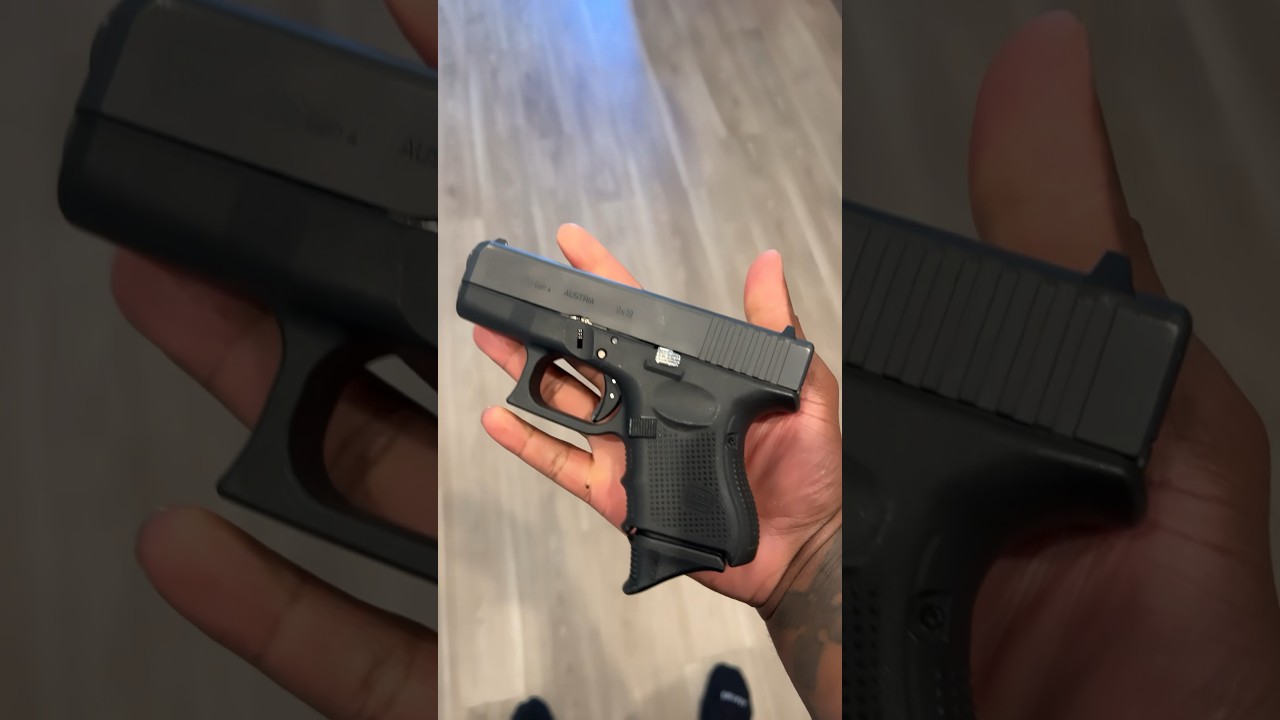 Look at the size of the Glock 26 😍😮‍💨 Real pocket rocket 🤫 #glock26 #glock #9mm #edc #viral #fyp ...