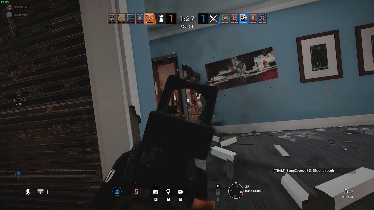 Tom Clancy's Rainbow Six Siege castle clip #1 - YouTube