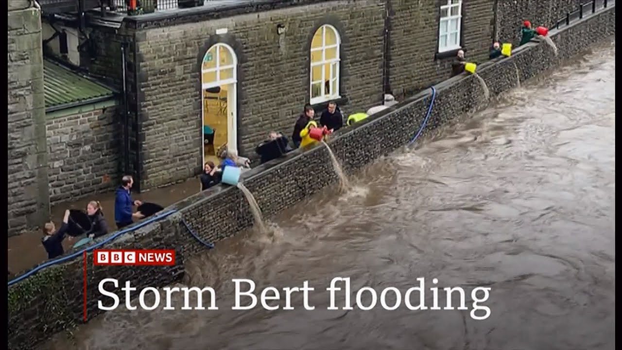 Weather Events - Storm Bert second day - major incident in Wales and ...