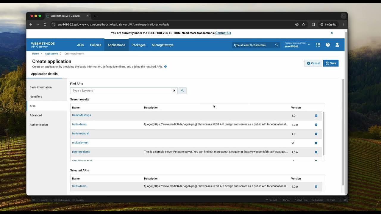 4. webmethods.io API Gateway: Política de Autenticación con API Key - YouTube