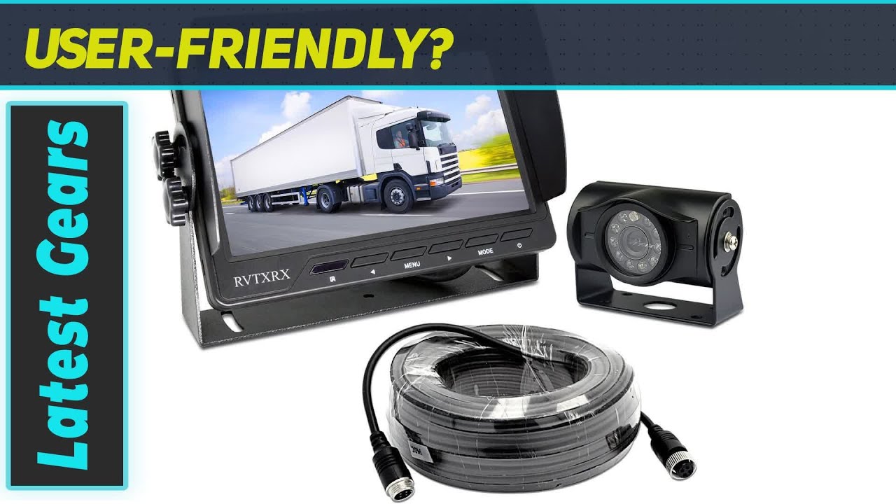 RVTXRX 7 Inch Backup Camera System: Your Ultimate Reversing Solution - YouTube