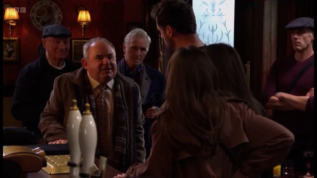 Eastenders mr lister tells everyone in the vic about the pitches for ...