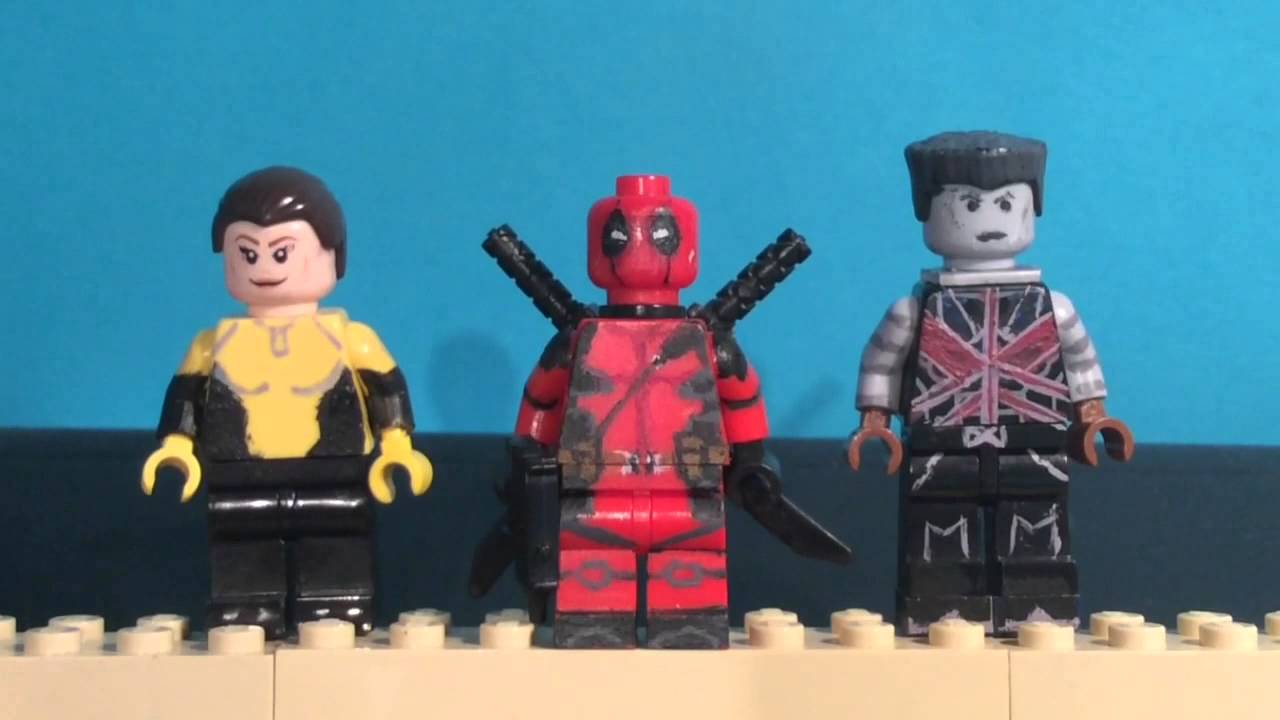 Lego custom deadpool minifigures - YouTube
