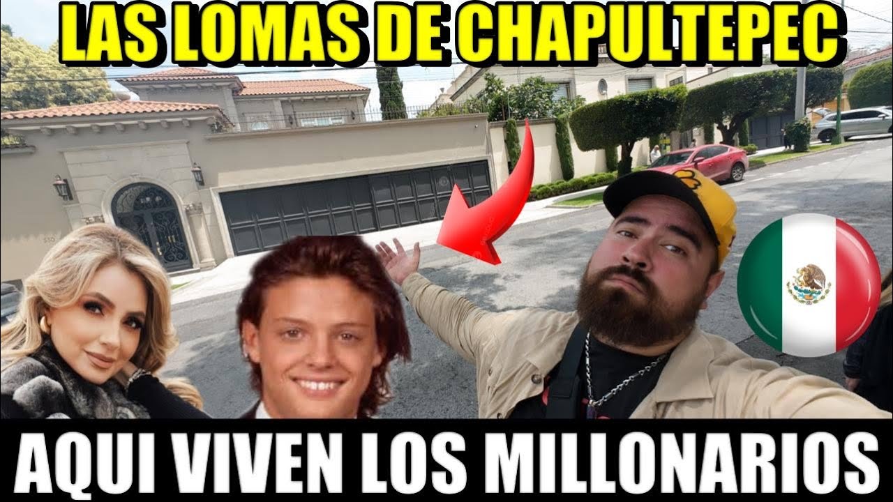 AQUÍ DONDE VIVEN los MILLONARIOS EN CDMX 🇲🇽LAS LOMAS de Chapultepec ...