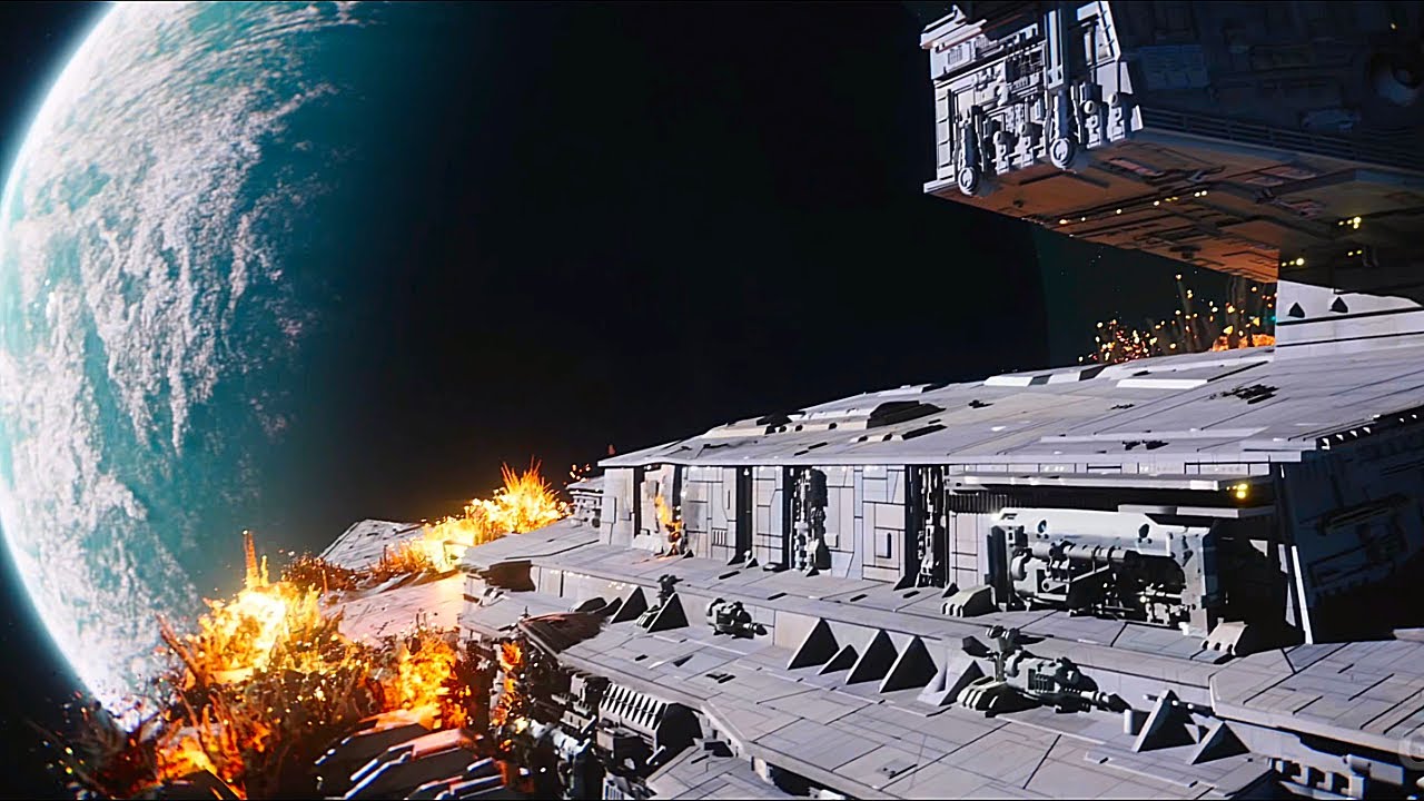 Rebels Vs Star Destroyer Space Battle Scene - Star Wars (2024) - YouTube