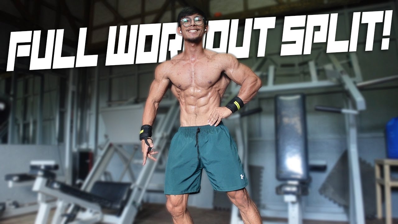 FULL WORKOUT SPLIT | SHOULDER TRICEPS ABS DAY | 9 DAYS OUT - YouTube
