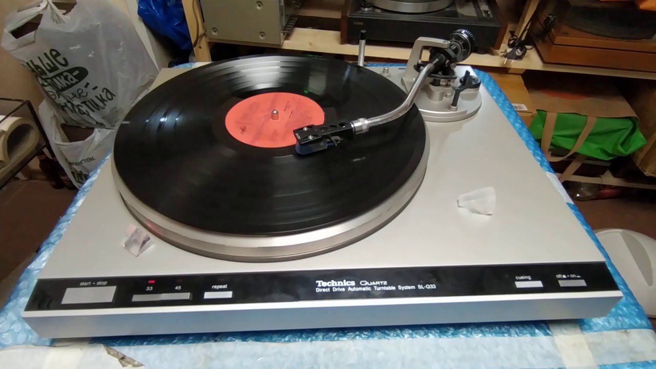 Technics Direct Drive Automatic Turntable System SL-Q33 - YouTube