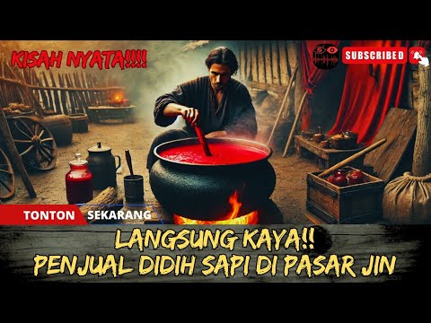 VIRAL!! JUAL DIDIH SAPI DI PASAR JIN LANGSUNG KAYA, HARUS KUAT GODAAN ...