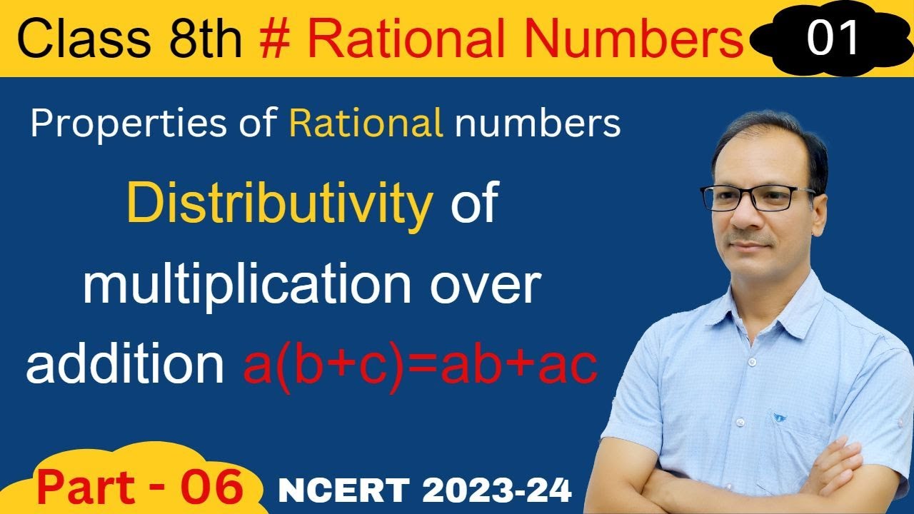 8th Maths || Rational numbers || परिमेय संख्याएँ || Ch -01 || Part -06 ...