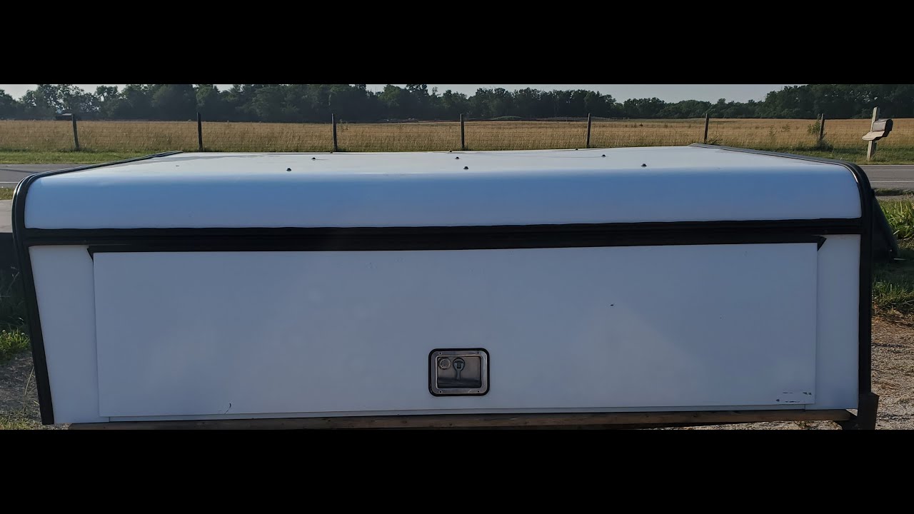 Walk-around of used truck cap for sale. 14-18 Chevy short bed ARE DCU ...