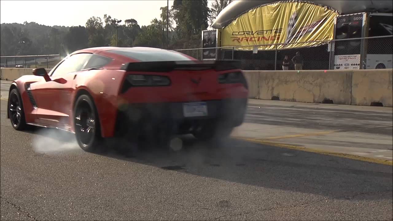 2015 Corvette Z06 Burnout