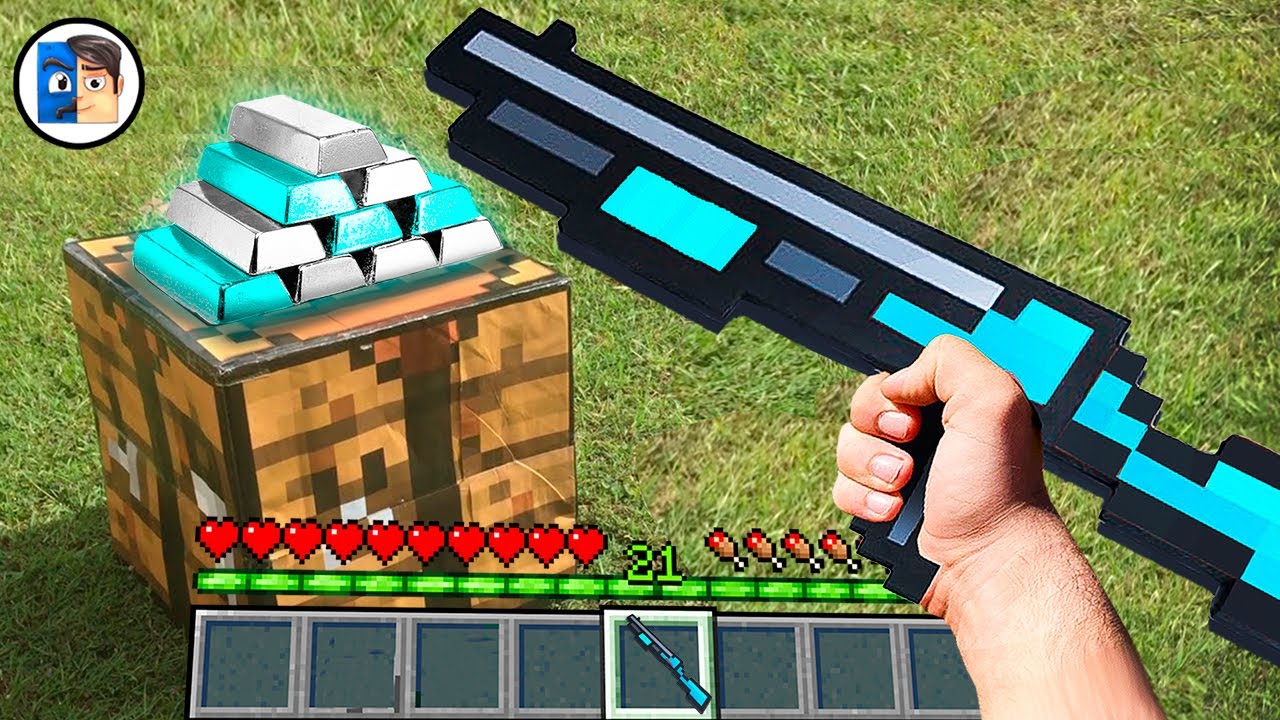 Minecraft in Real Life POV - Realistic Crafting Animation Realistic 創世神 ...