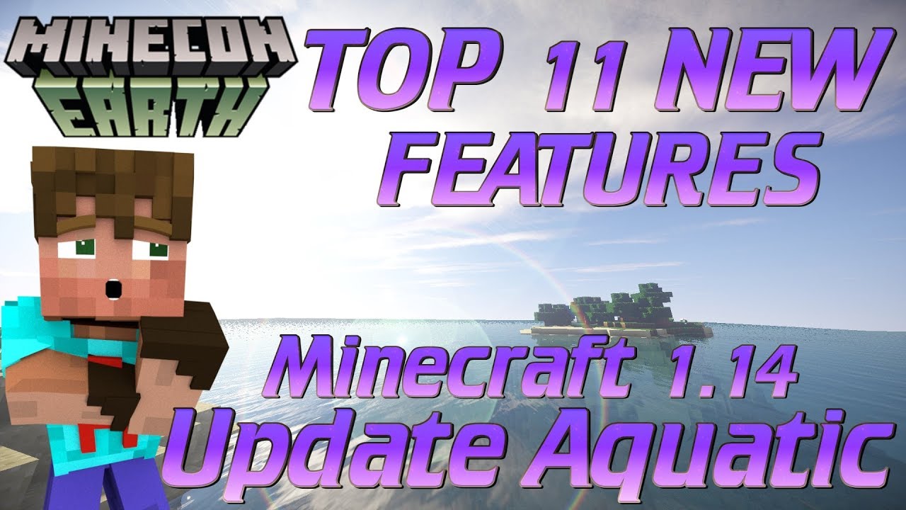 Minecraft Update Aquatic 1.14 | Top 11 Changes in Minecraft 1.14 ...