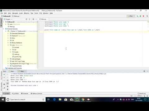 Take Input from user and display it on screen in Python ...