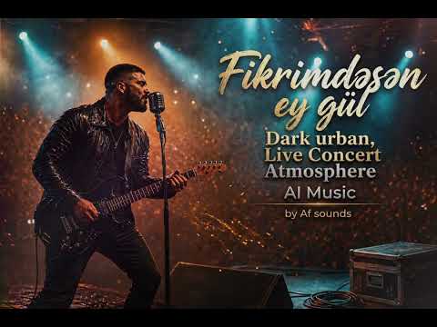 Fikrimdəsən ey gül | Dark urban, Live Concert Atmosphere | AI Music | by Af sounds #aimusic #cover