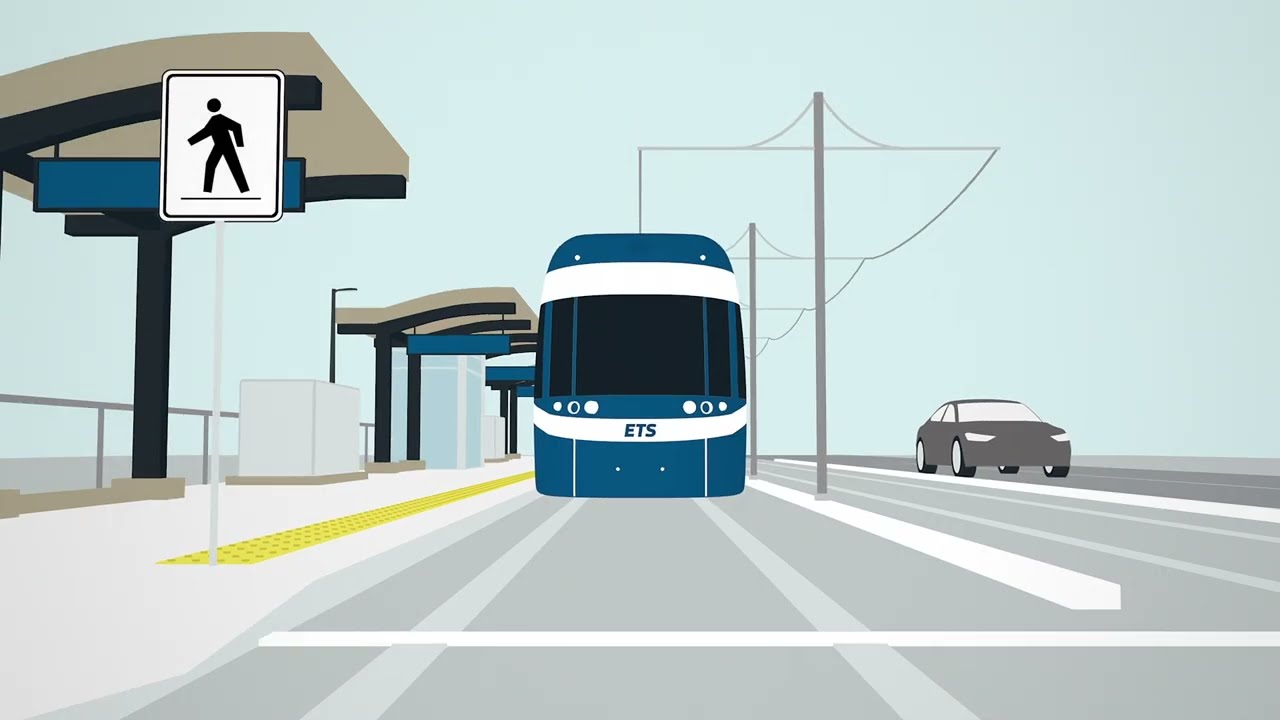 Valley Line Southeast LRT - Signs and Signals - YouTube