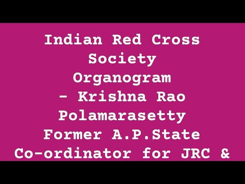 Indian Red Cross Society - Organogram/ English - YouTube