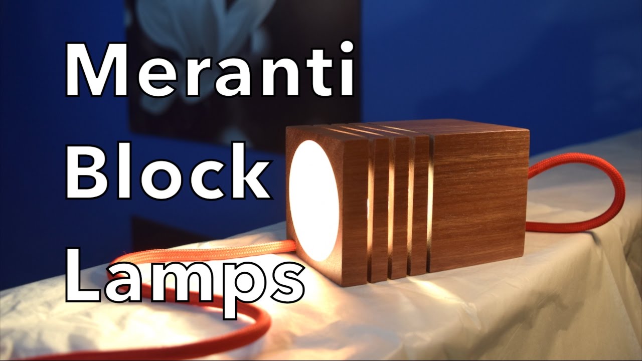 Meranti block lamps - modern pendant and accent lamps - by ...
