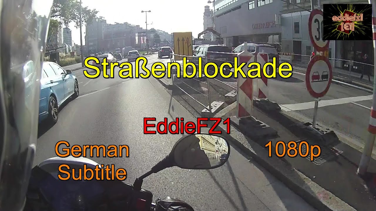 Straßenblockade -- road blockade - YouTube