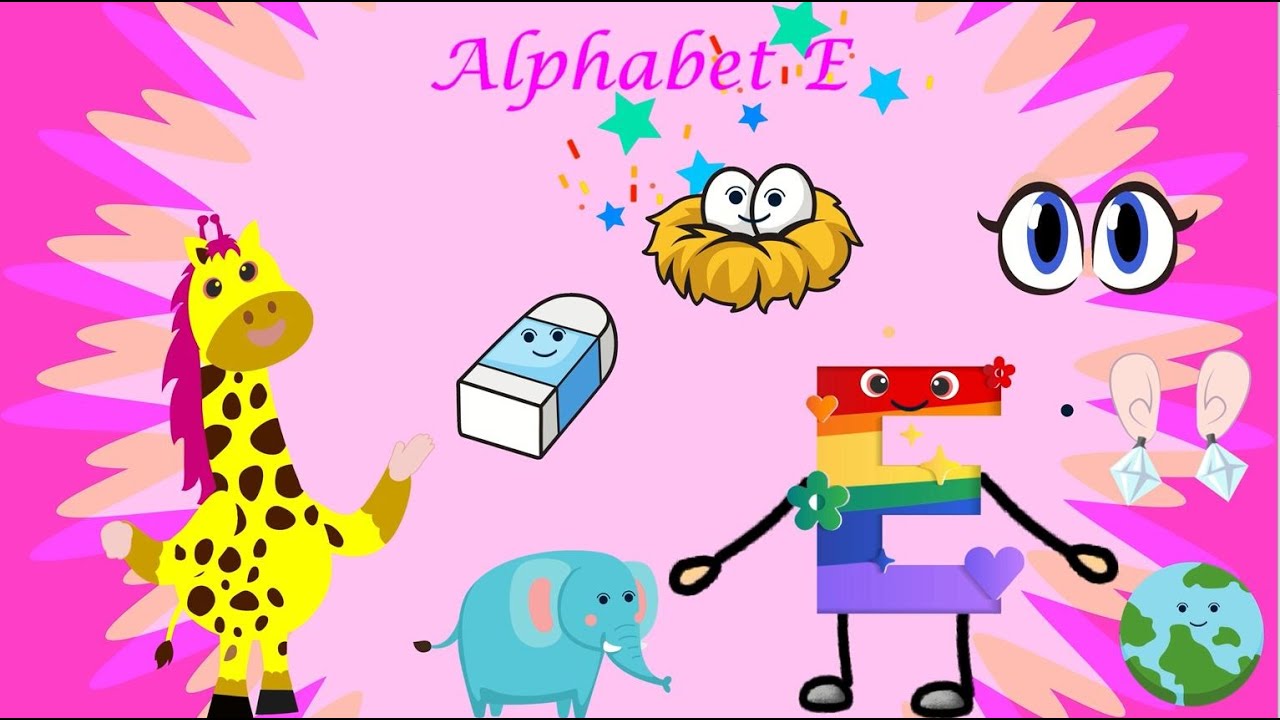 Alphabet E | Phonics E | Genius Gina and Gang - YouTube