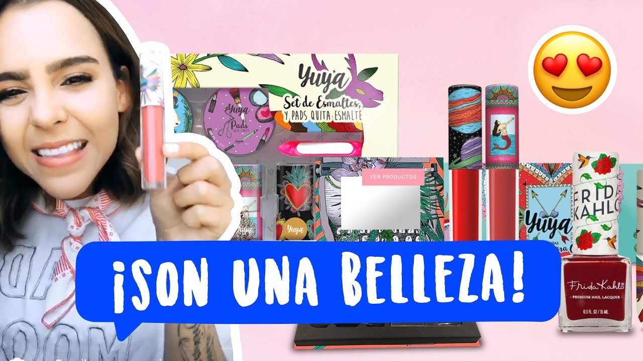 Yuya prueba su nueva marca de maquillaje - YouTube