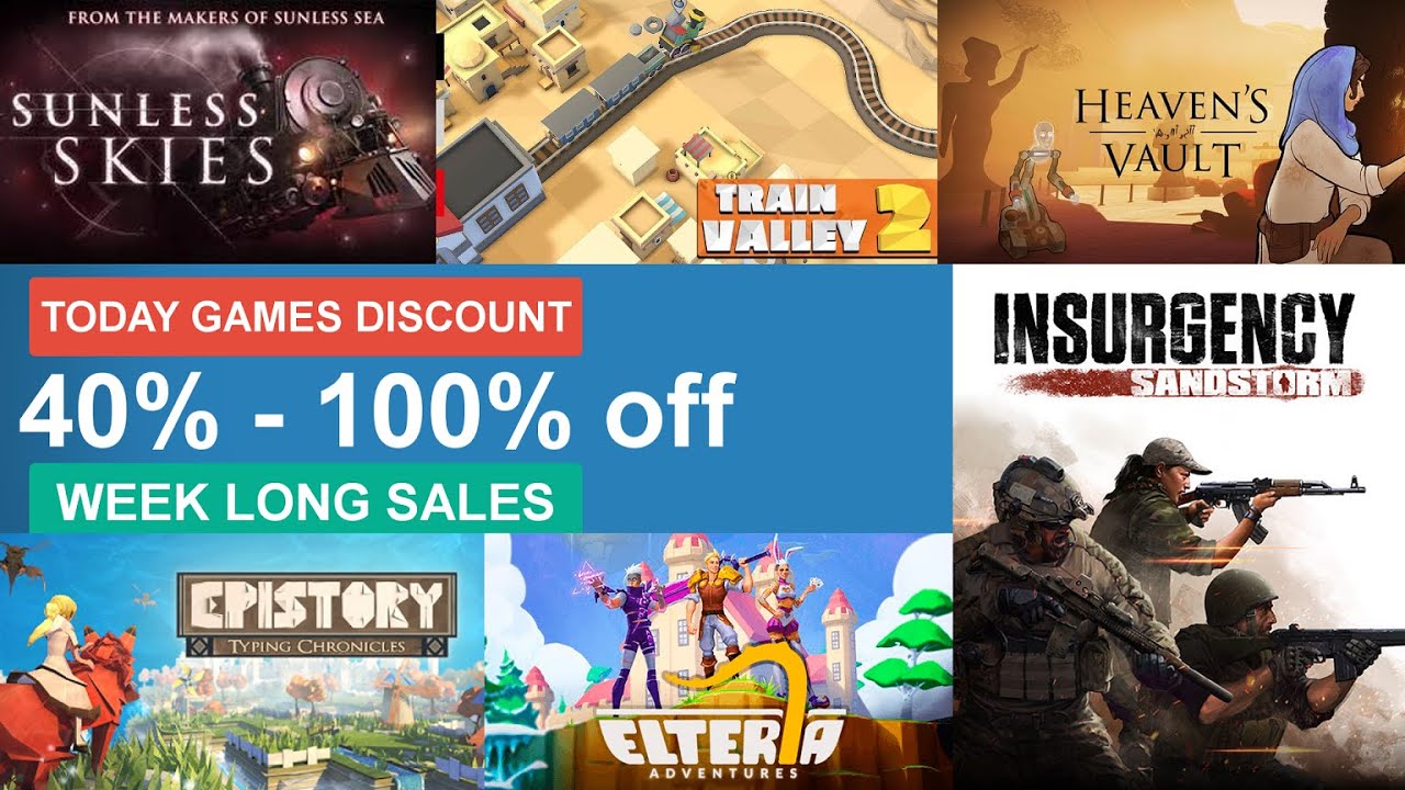 Week long SALES June 17 FREE GAMES And GAMES DISCOUNT - YouTube