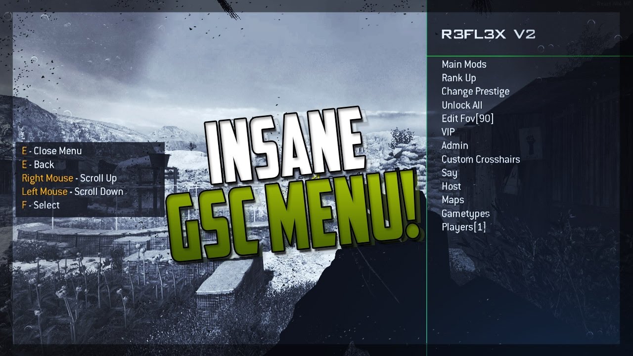 Modern Warfare 2 - R3FL3X V2 Insane GSC Mod Menu by xePixTvx (PC/Xbox ...