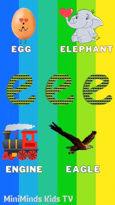 Letter E phonics sounds | Phonics sound of alphabets | #shorts - YouTube