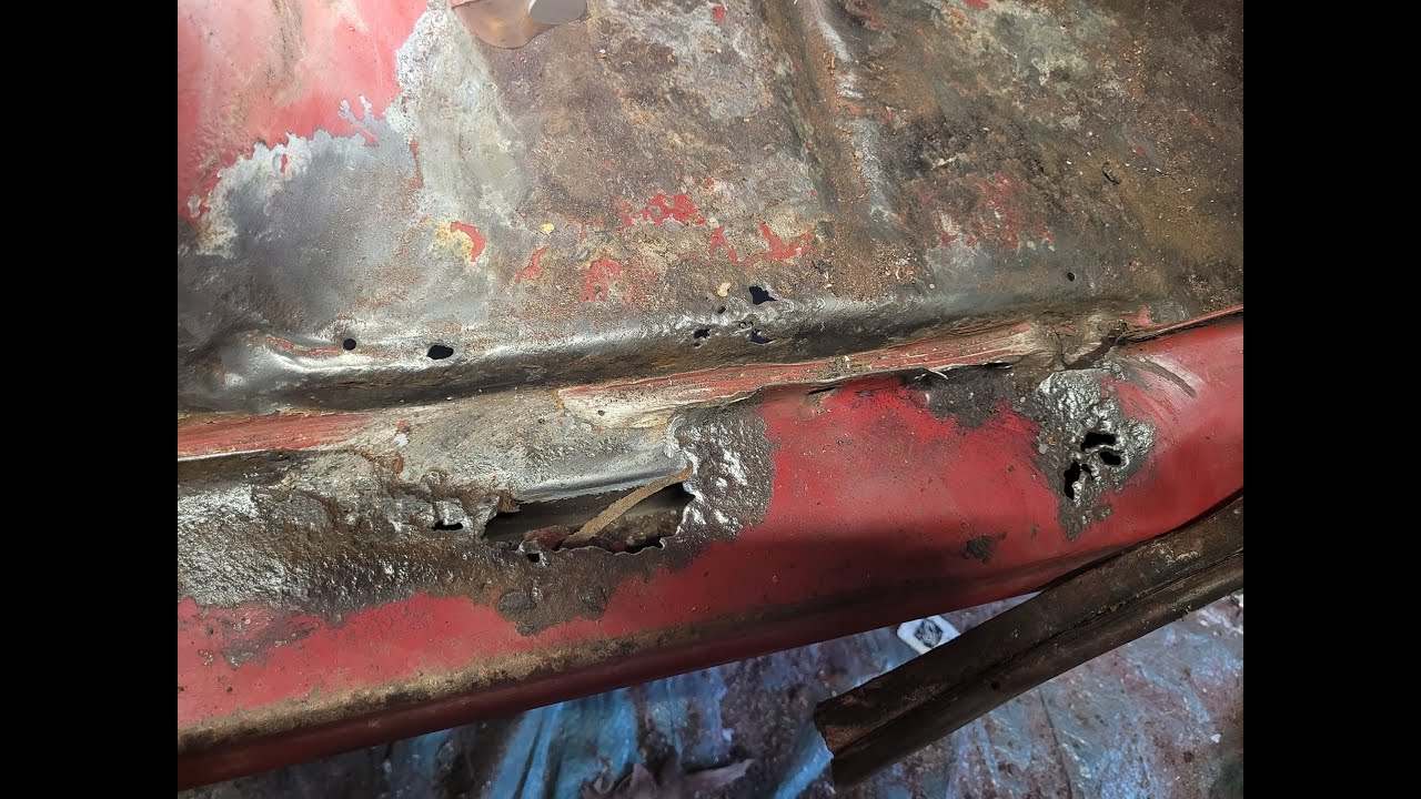 Found More Rust in Cab of Square Body Chevy. - YouTube