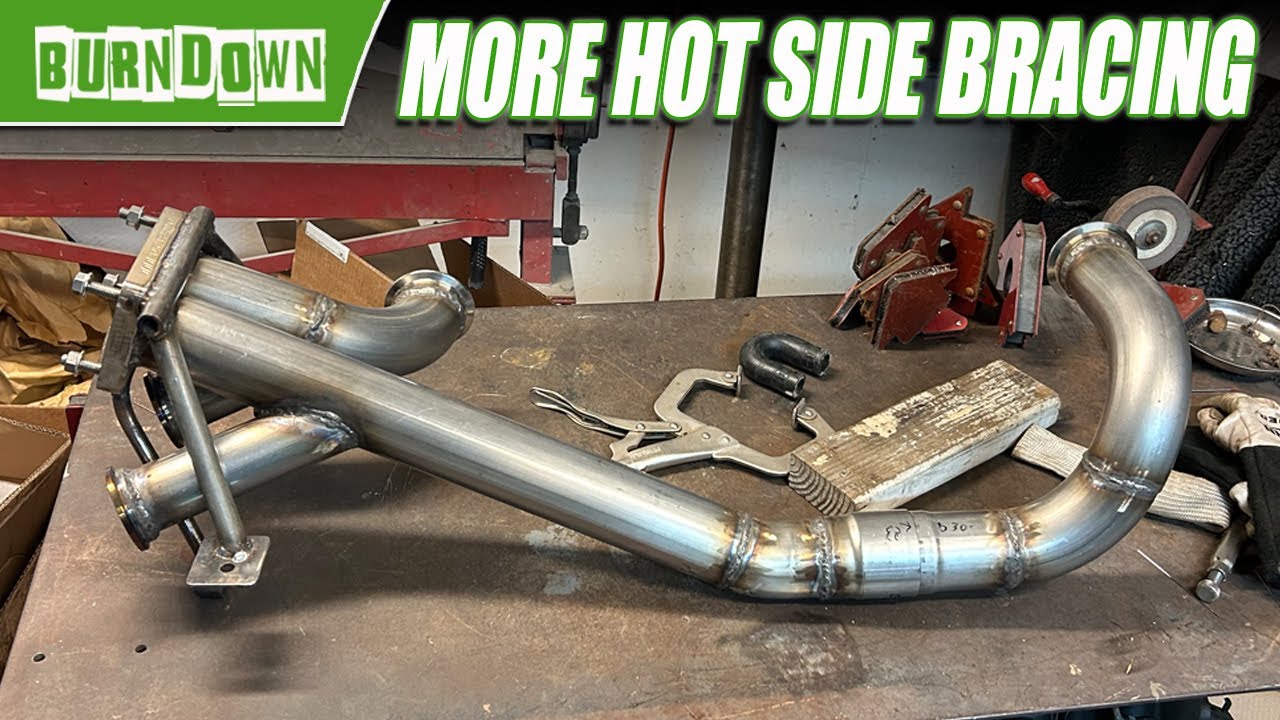 More Bracing For The Turbo Hot Side - YouTube