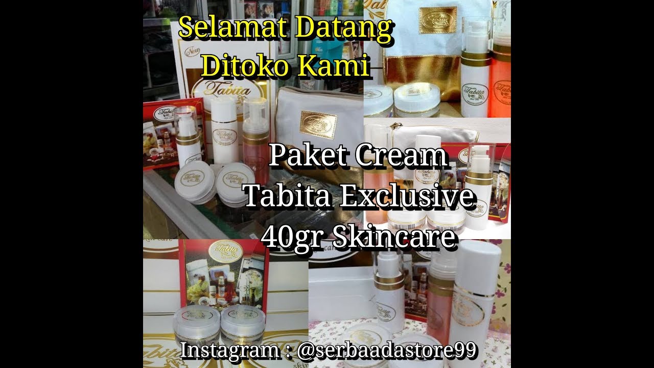 Jual Tabita Exclusive 40gr Skincare Asli || Agen Tabita Exclusive 40gr ...