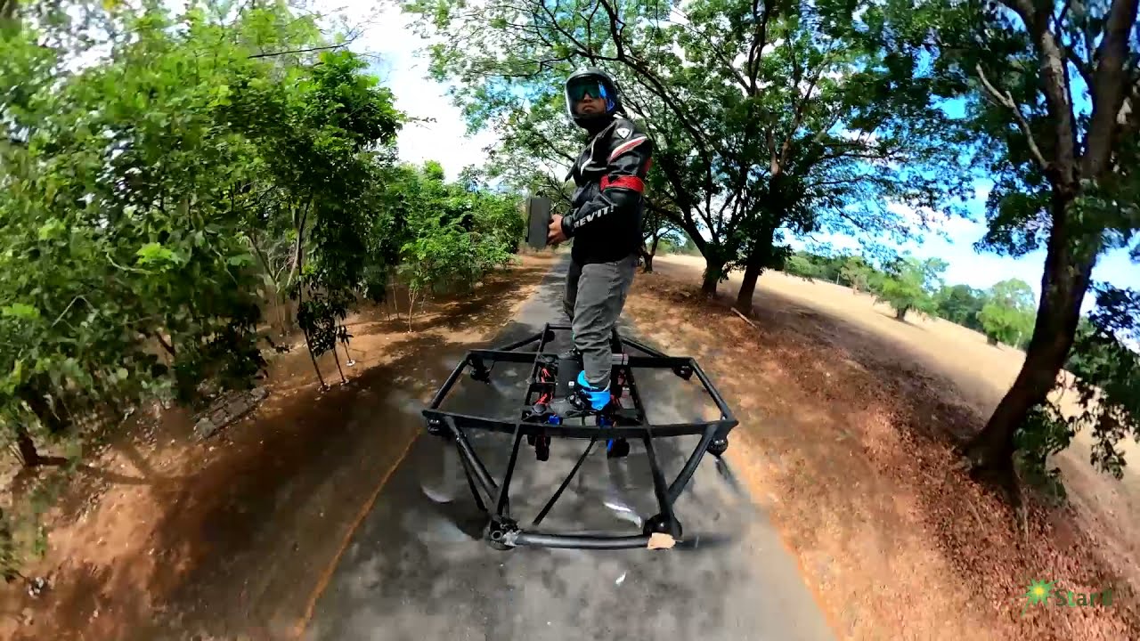 Real Flying Electric Hoverboard Version 2.0 - YouTube