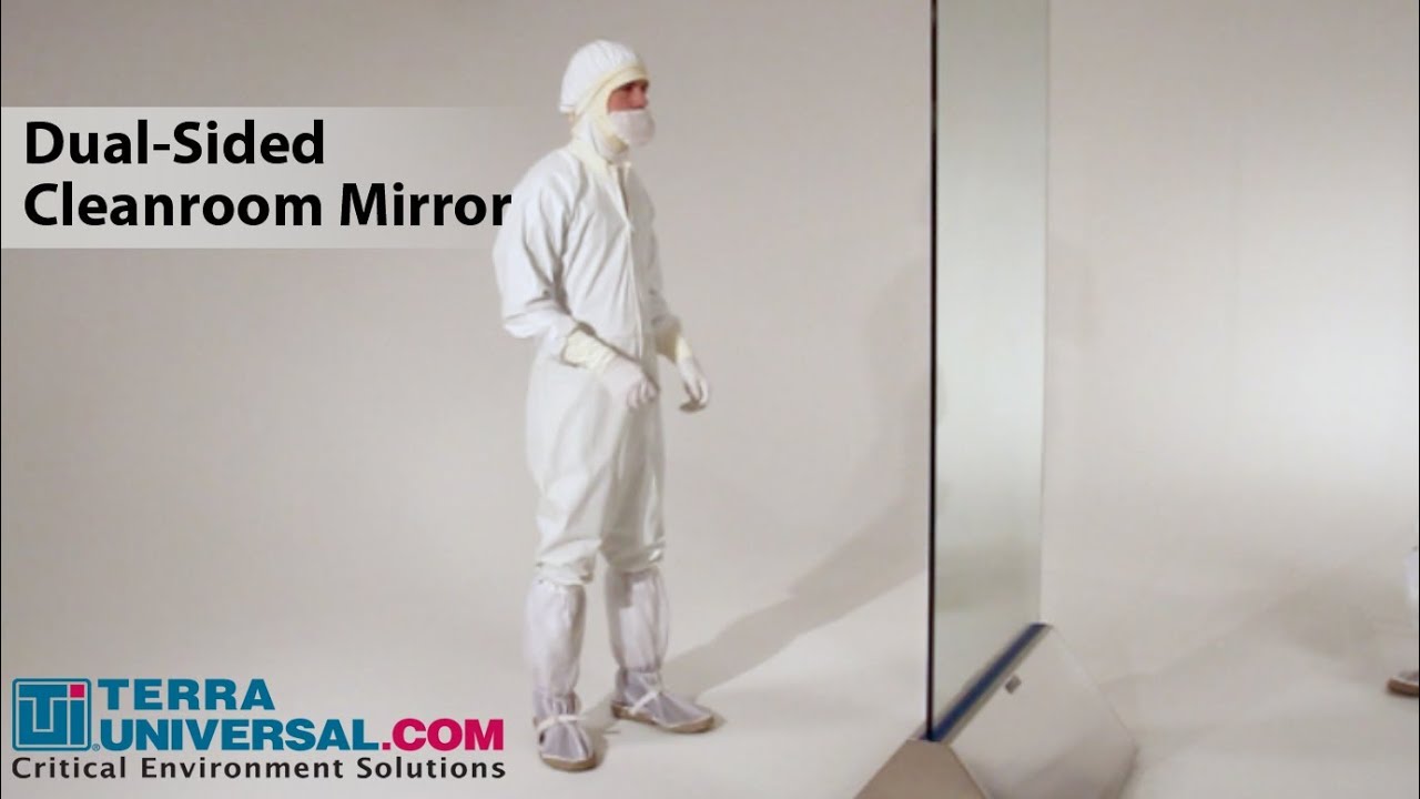 Dual-Sided Cleanroom Mirror, Terra Universal - YouTube