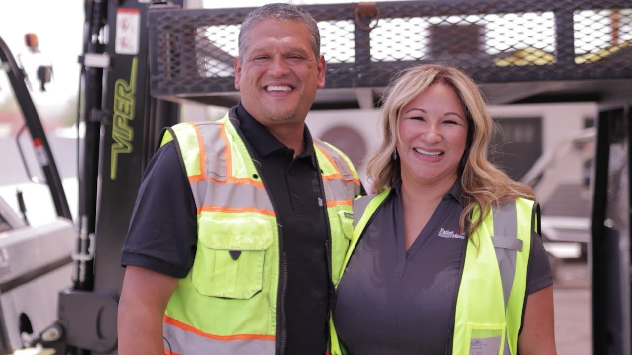 Hard work and giving back with Father & Son Masonry - YouTube