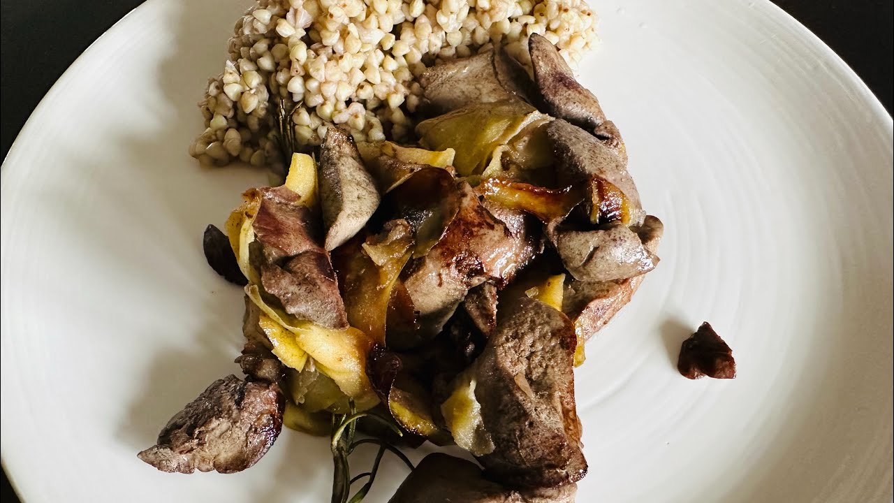 What I eat in a day: rabbit liver and buckwheat - YouTube