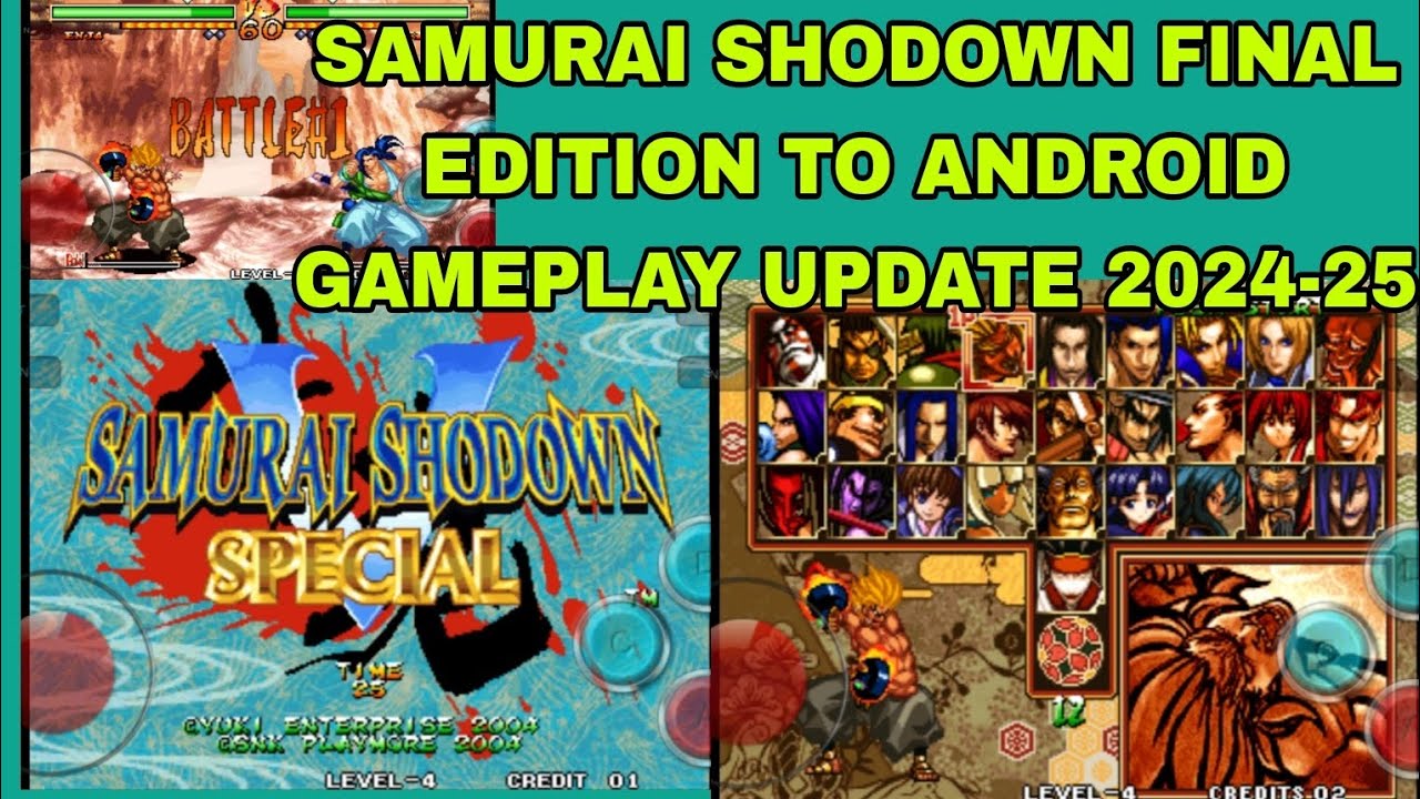 How to play retro games Samurai shodown V special to android cellphone ...
