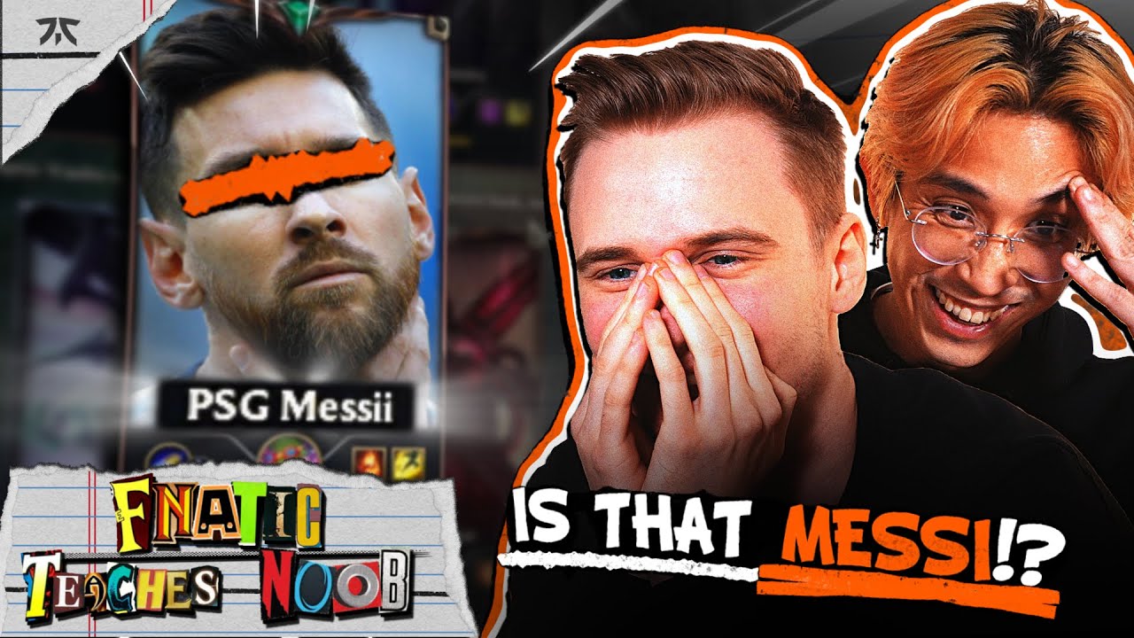 NOOB DESTROYS MESSI?! | Fnatic Teaches Noob ft. Humanoid - YouTube