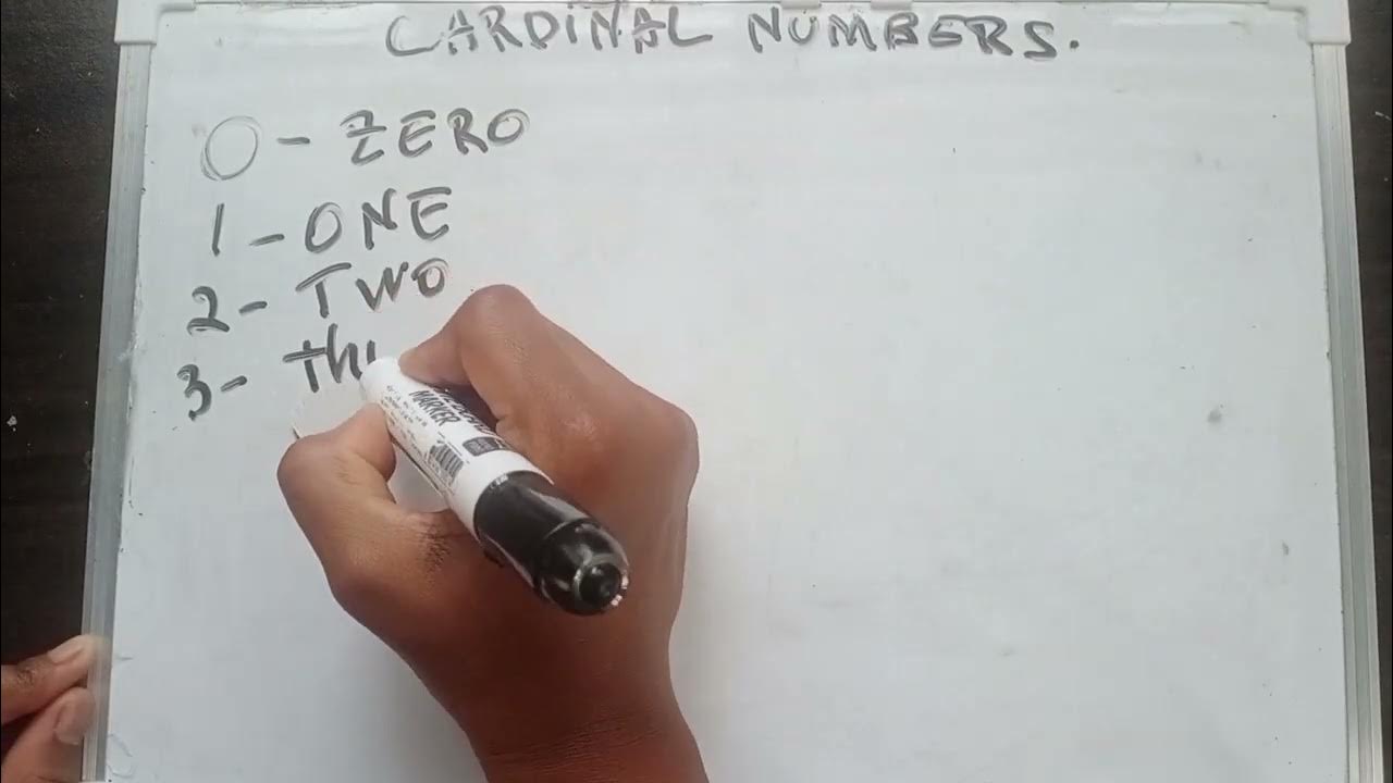 Cardinal Numbers 0(Zero) to 10(Ten) - YouTube