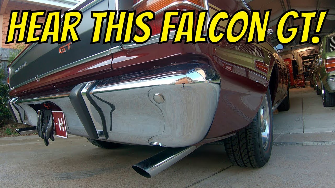 Ford XW GT Falcon 351 Windsor V8 Start, Idle and Rev - YouTube