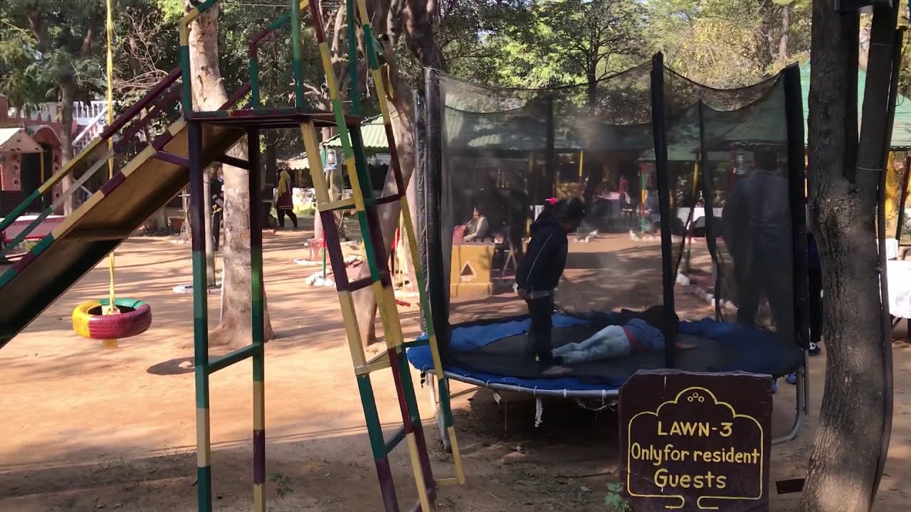 Sanaisha & Rianshi on Trampoline fun @Surjivan Resort - YouTube