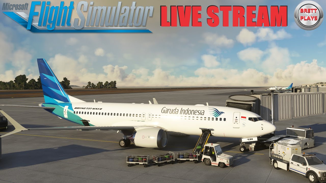 Garuda Indonesia Max8 – Bali to Jakarta Live Stream – Microsoft Flight ...